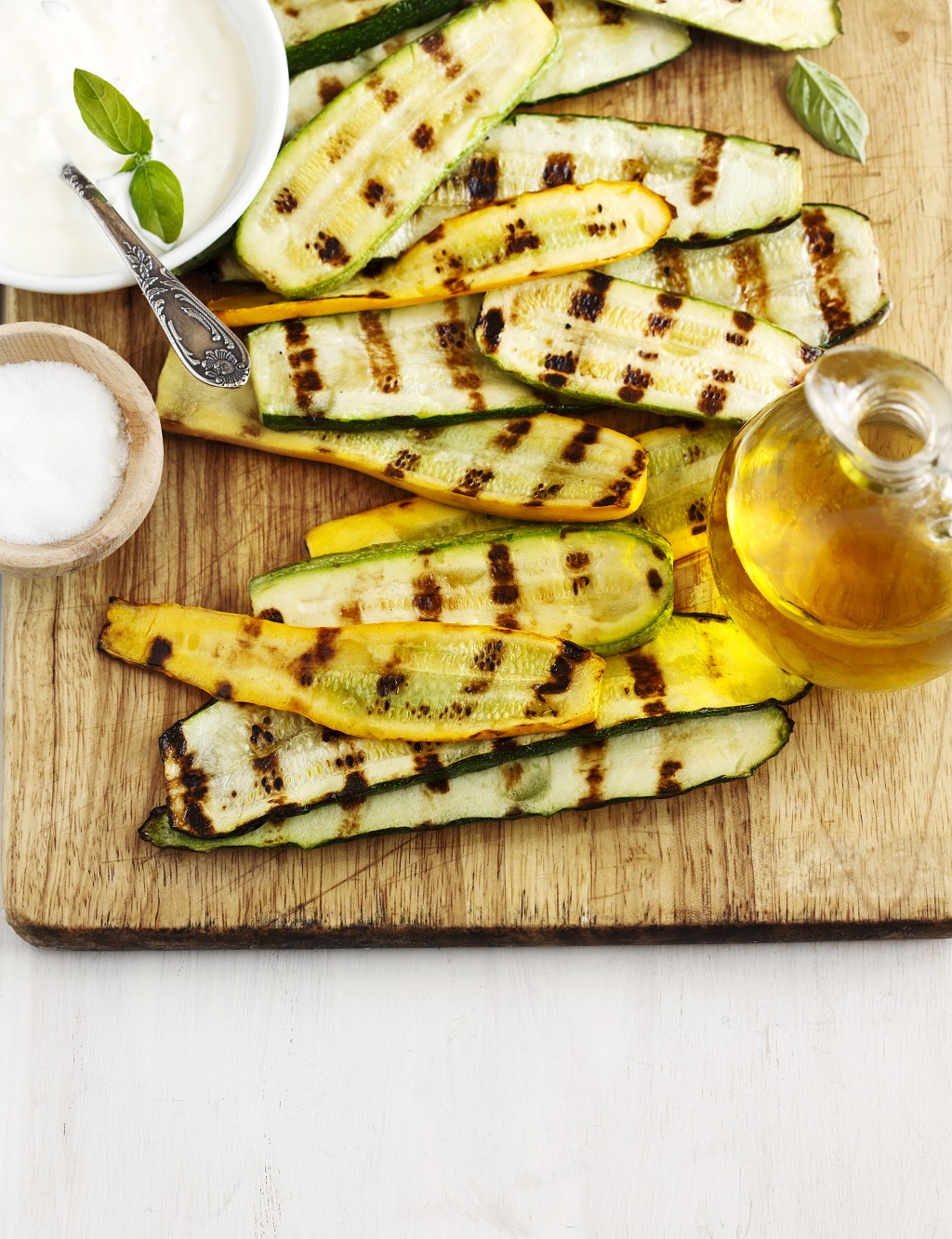 Courgettes grillées - Huiles d'Olive d'Espagne